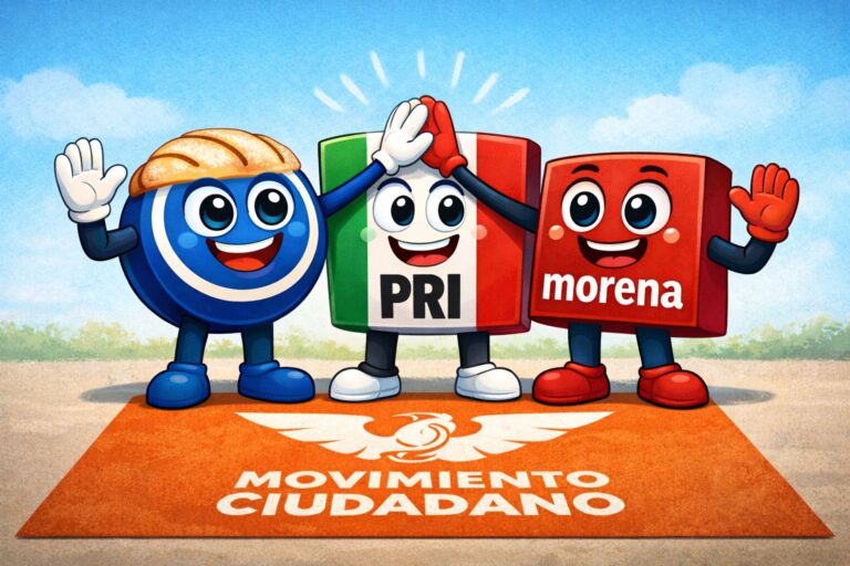 PRI, PAN y Morena anuncian coalición histórica para 2027 contra ...