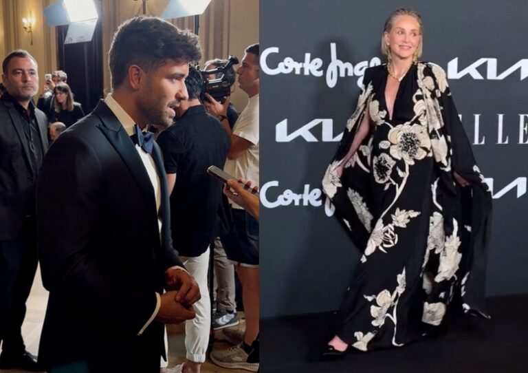 “Me voy a morir”: Pablo Alborán reacciona así al ver a Sharon Stone en ...